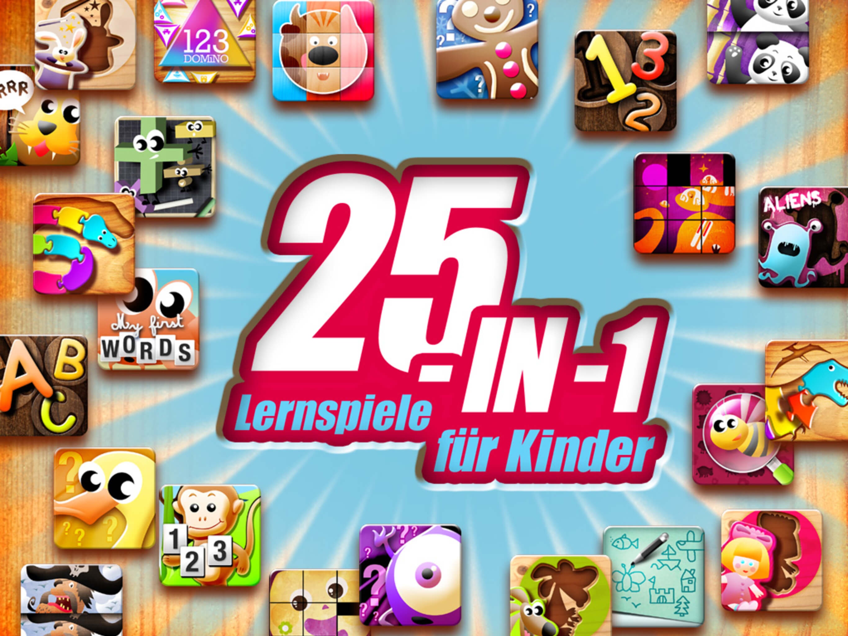 25 in 1 Lernspiele F r Kinder A R Entertainment